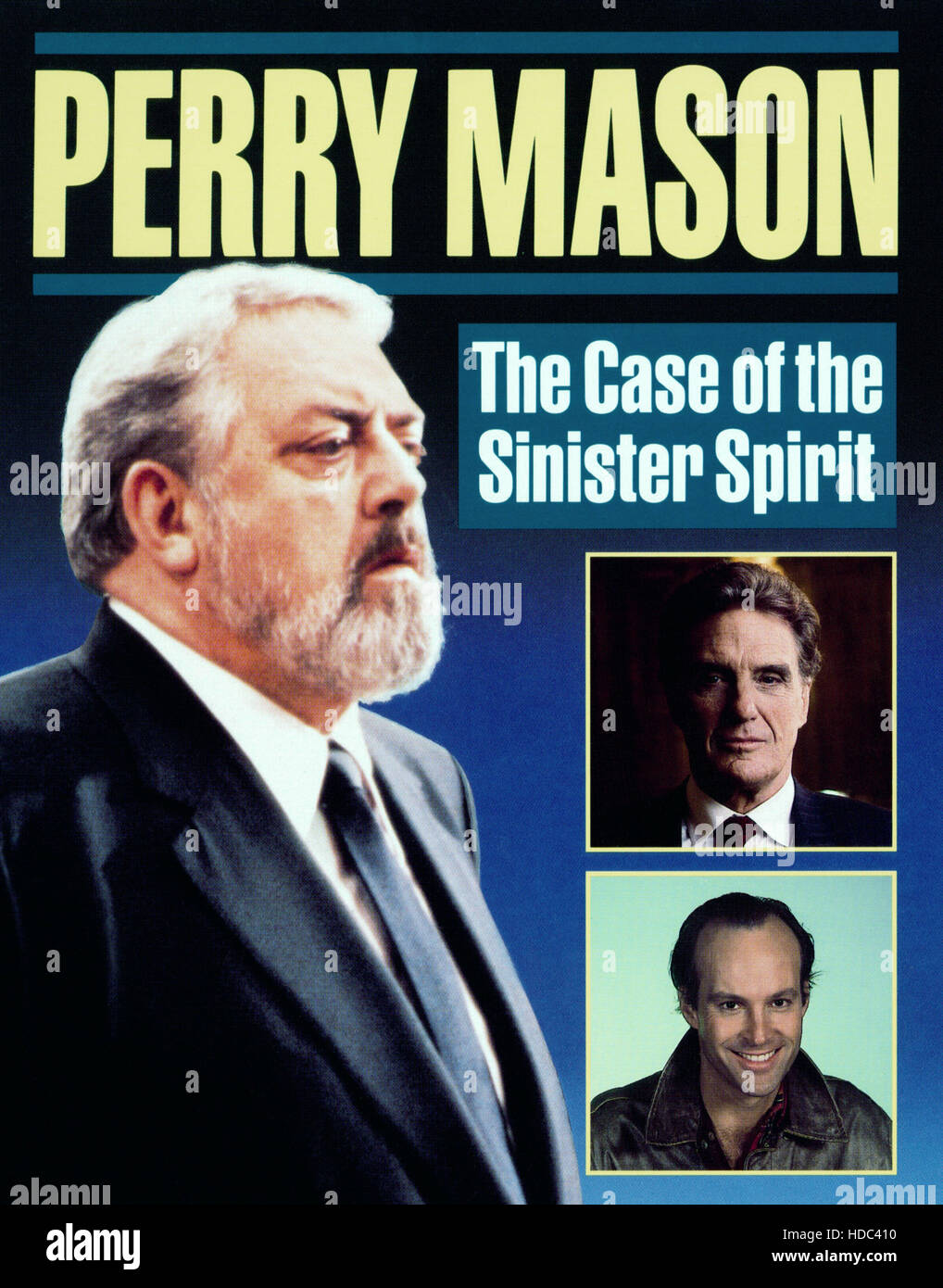 PERRY MASON: THE CASE OF THE SINISTER SPIRIT, left: Raymond Burr, right ...