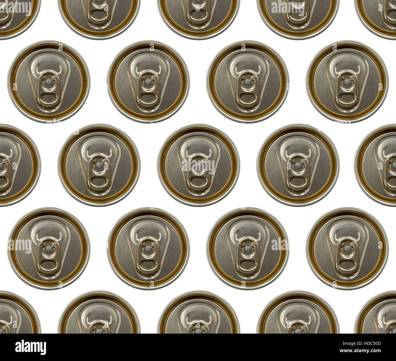 Seamless pattern made of cans from above Stock Photo - Alamy