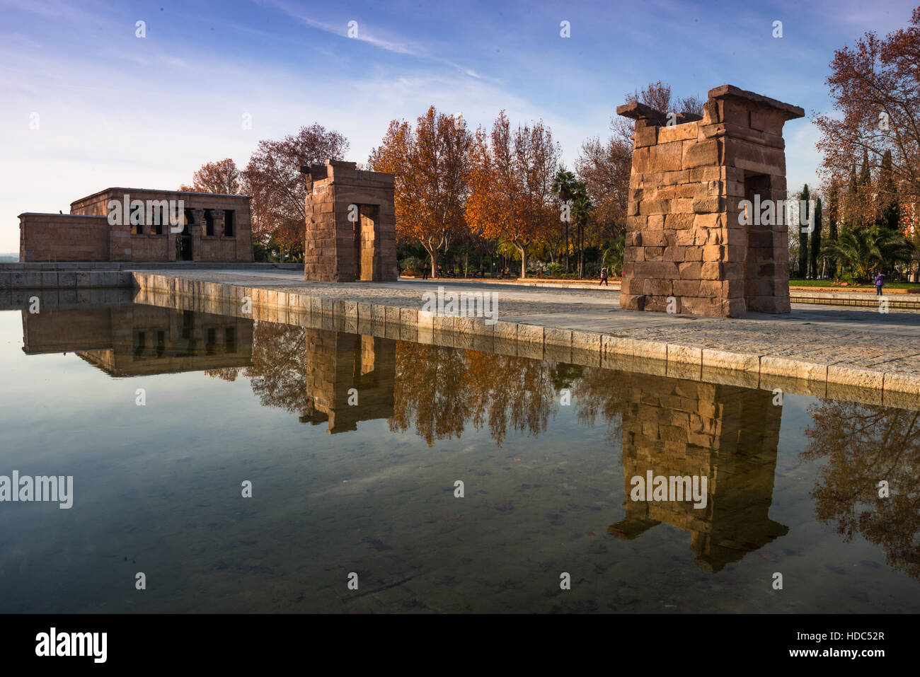 Temple of Debod. Parque del Oeste, Madrid Spain Stock Photo - Alamy