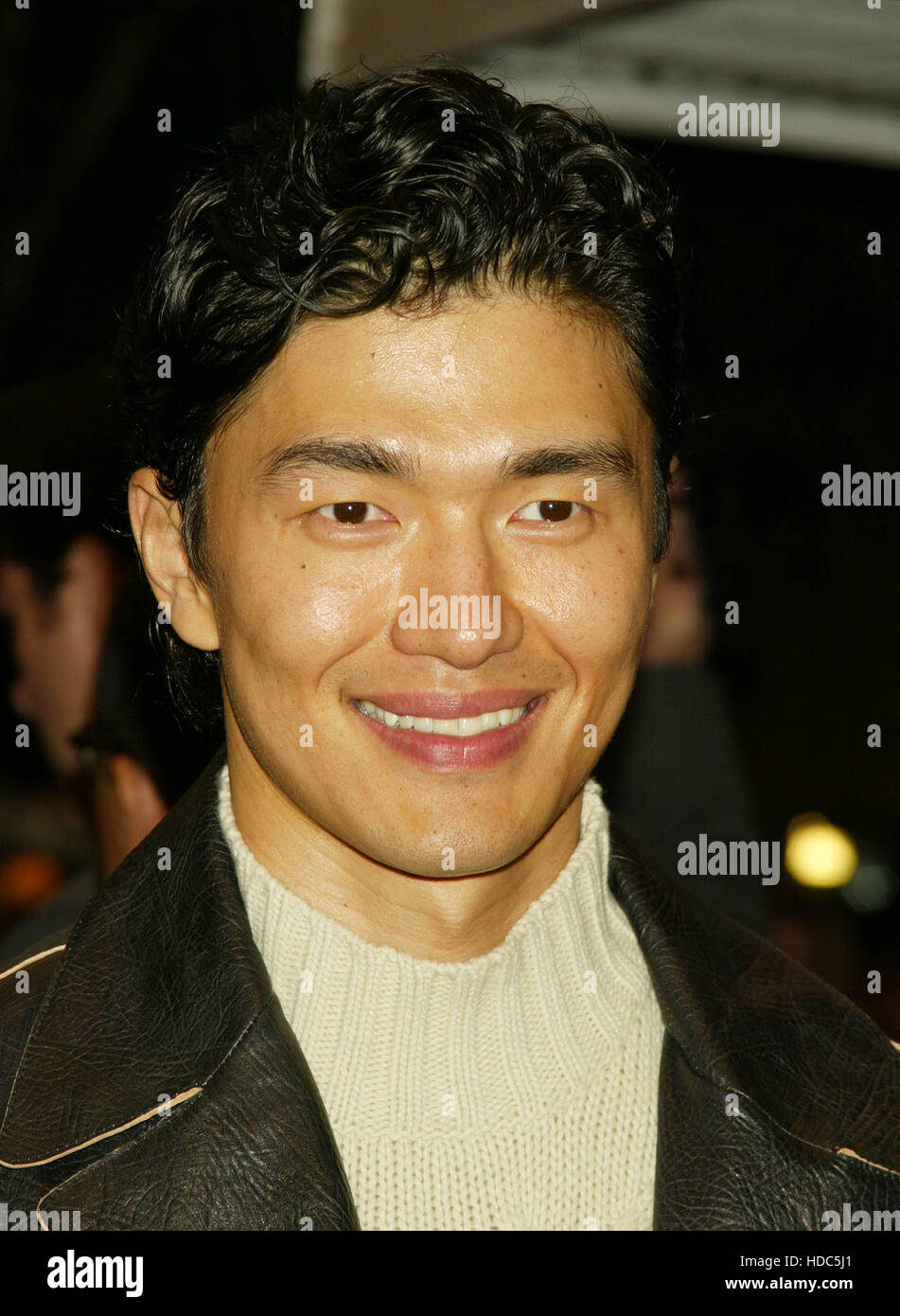 Rick Yune poses at the world premiere of Gothika at the Mann Village ...
