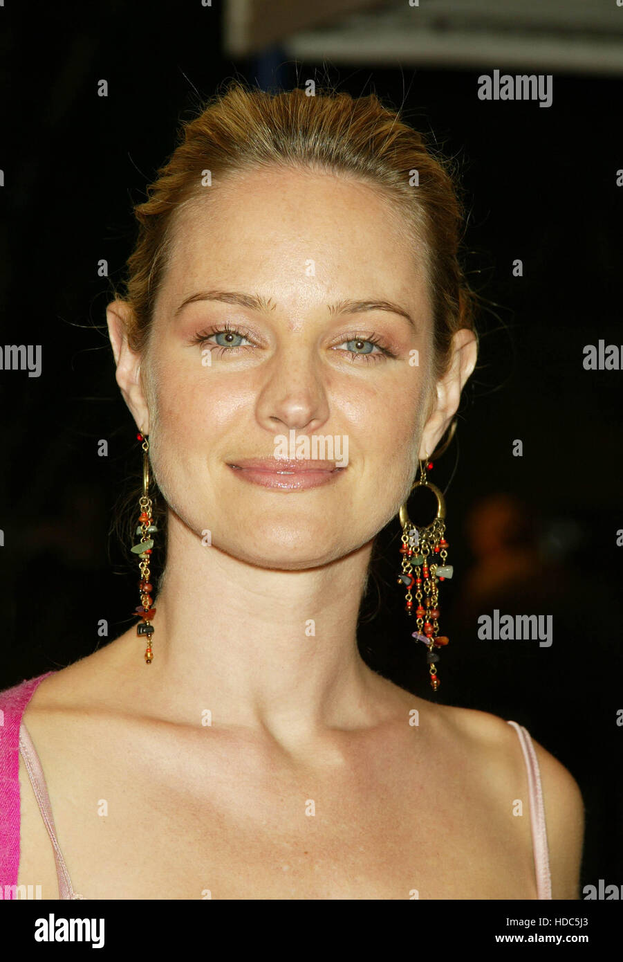 Sharon Case poses at the world premiere of Gothika at the Mann Village ...