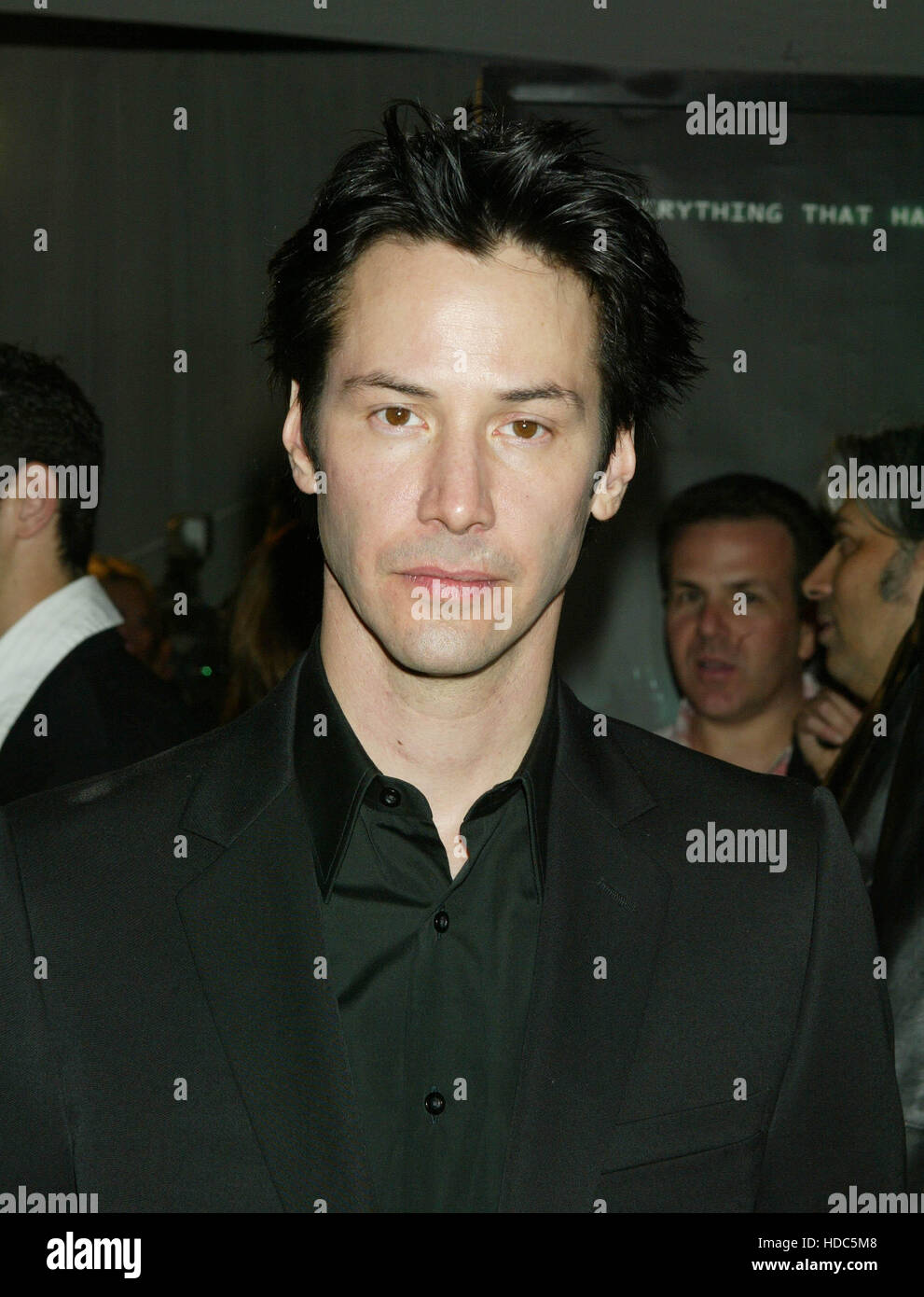 Actor Keanu Reeves at the world premiere of the film, Matrix ...