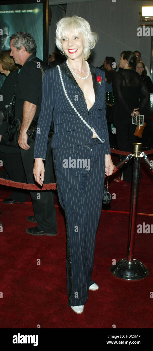 Patricia Reeves, mother of Keanu Reeves, at the world premiere of the ...
