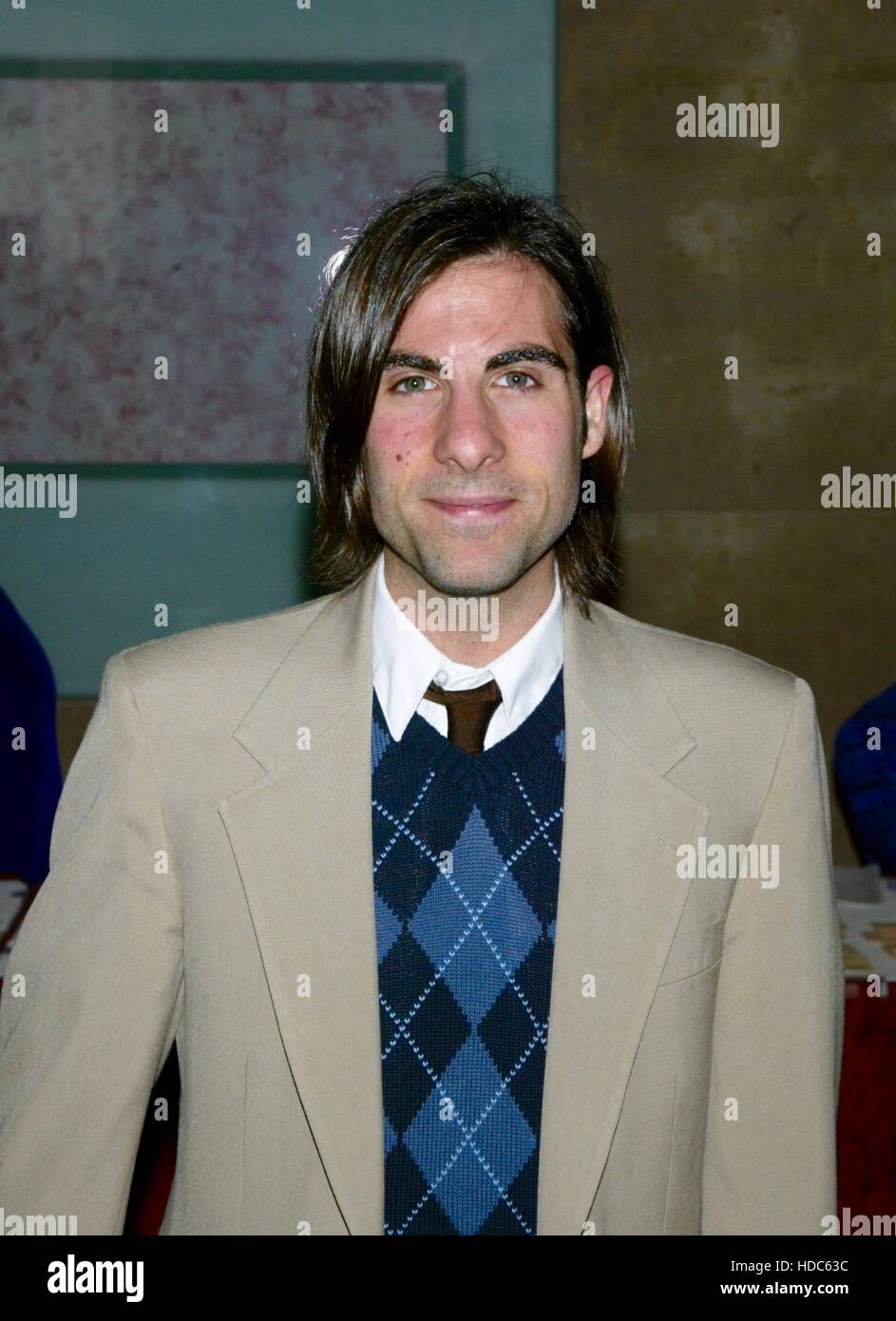 Actor Jason Schwartzman arrives at the ACLU Torch of Liberty awards ...