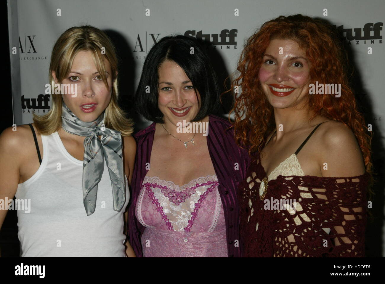 Jennifer Sky,Jenna Mattison and Jennifer Blanc during Stuff Magazine ...