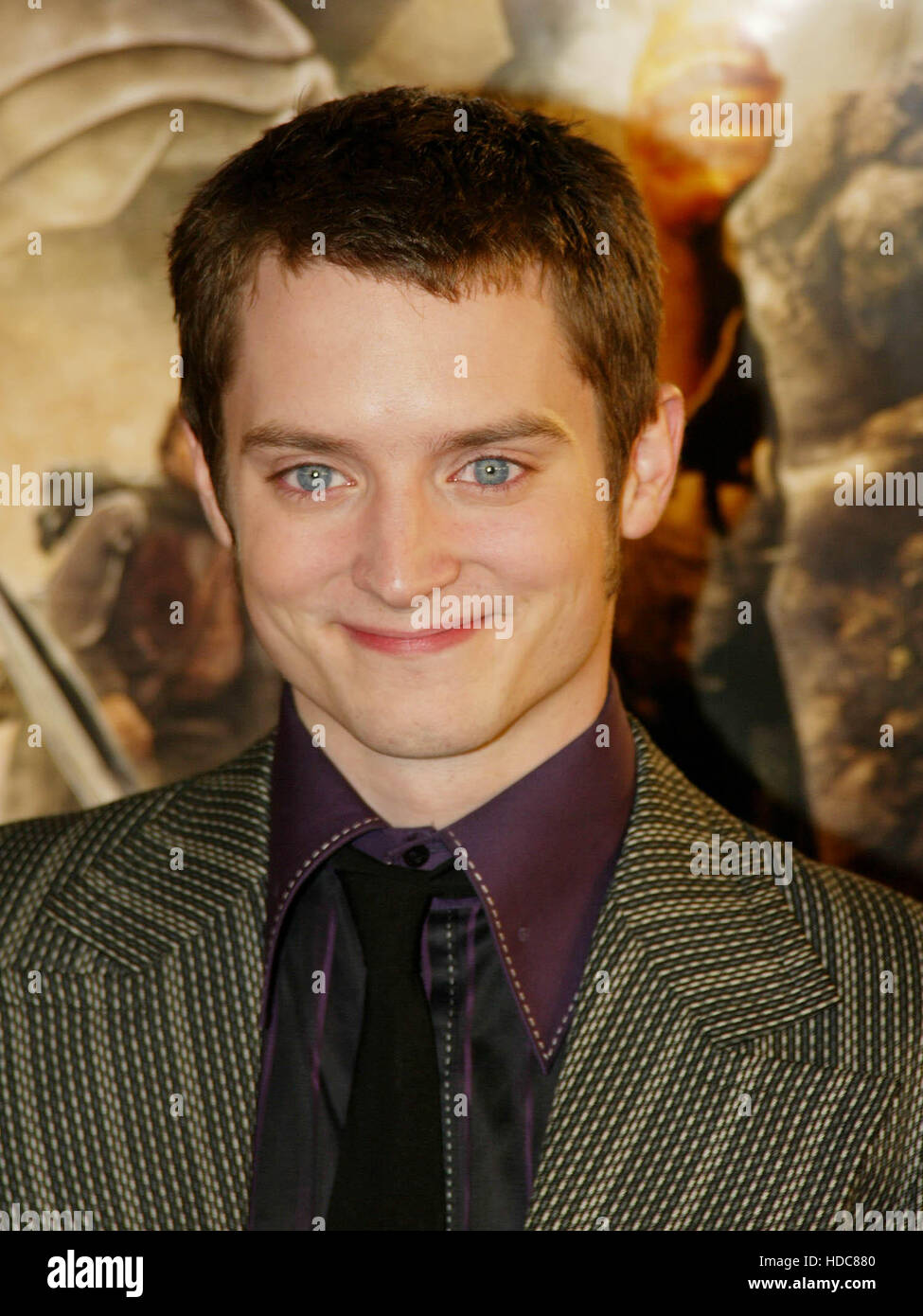 Actor Elijah Wood at the North American premiere of the film, 'The Lord ...