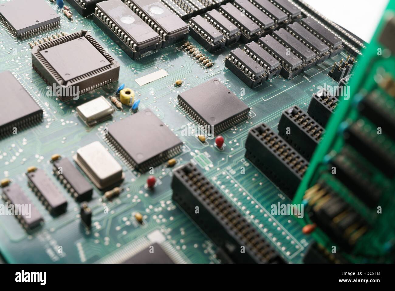 Computer hardware, motherboard Stock Photo - Alamy