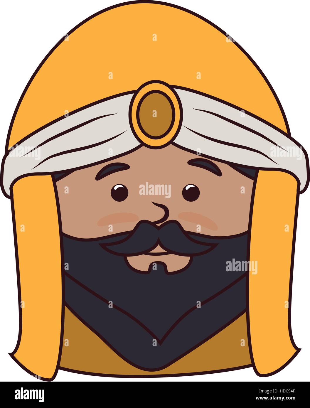 wise man manger character vector illustration design Stock Vector Image ...