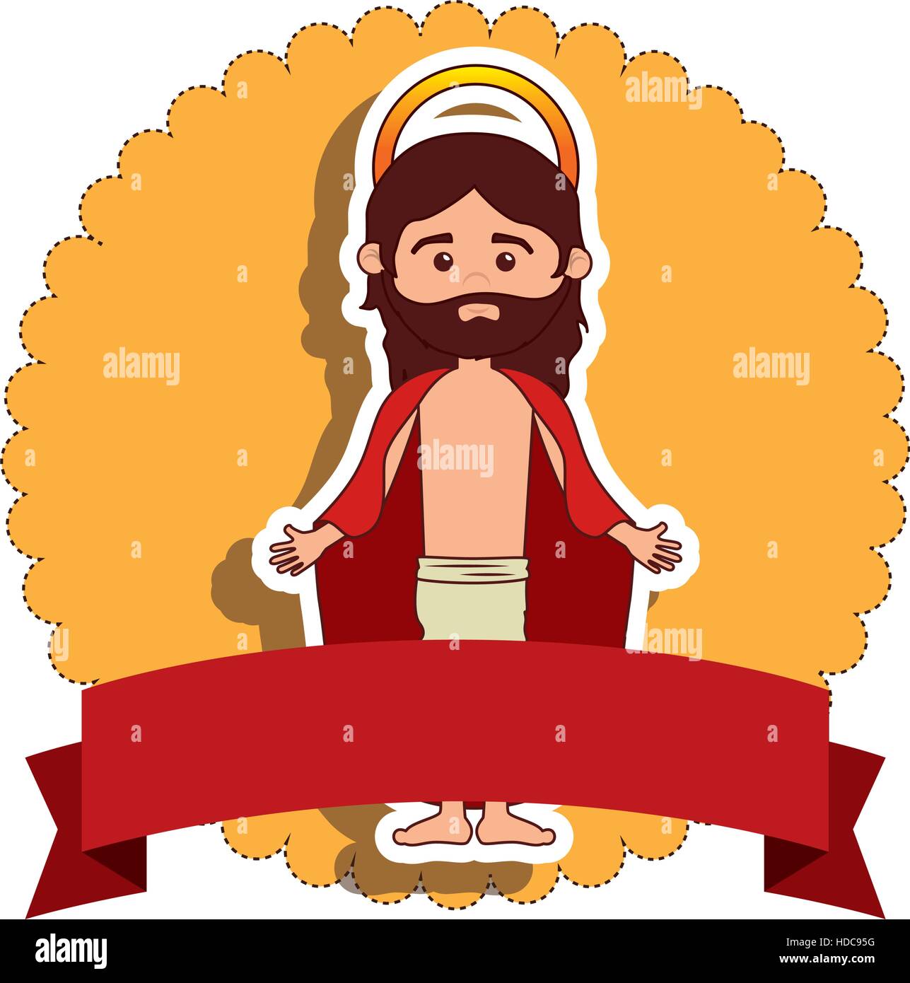 jesuschrist character isolated icon vector illustration design Stock ...