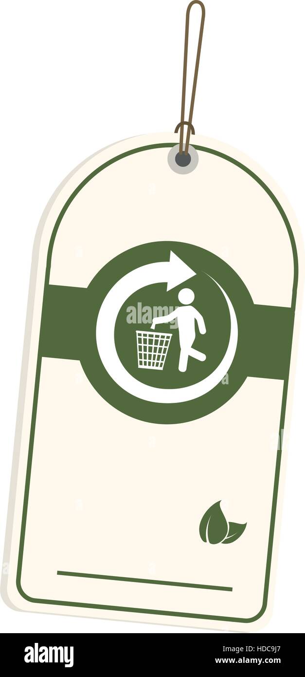 human silhouette recycling icon vector illustration design Stock Vector ...