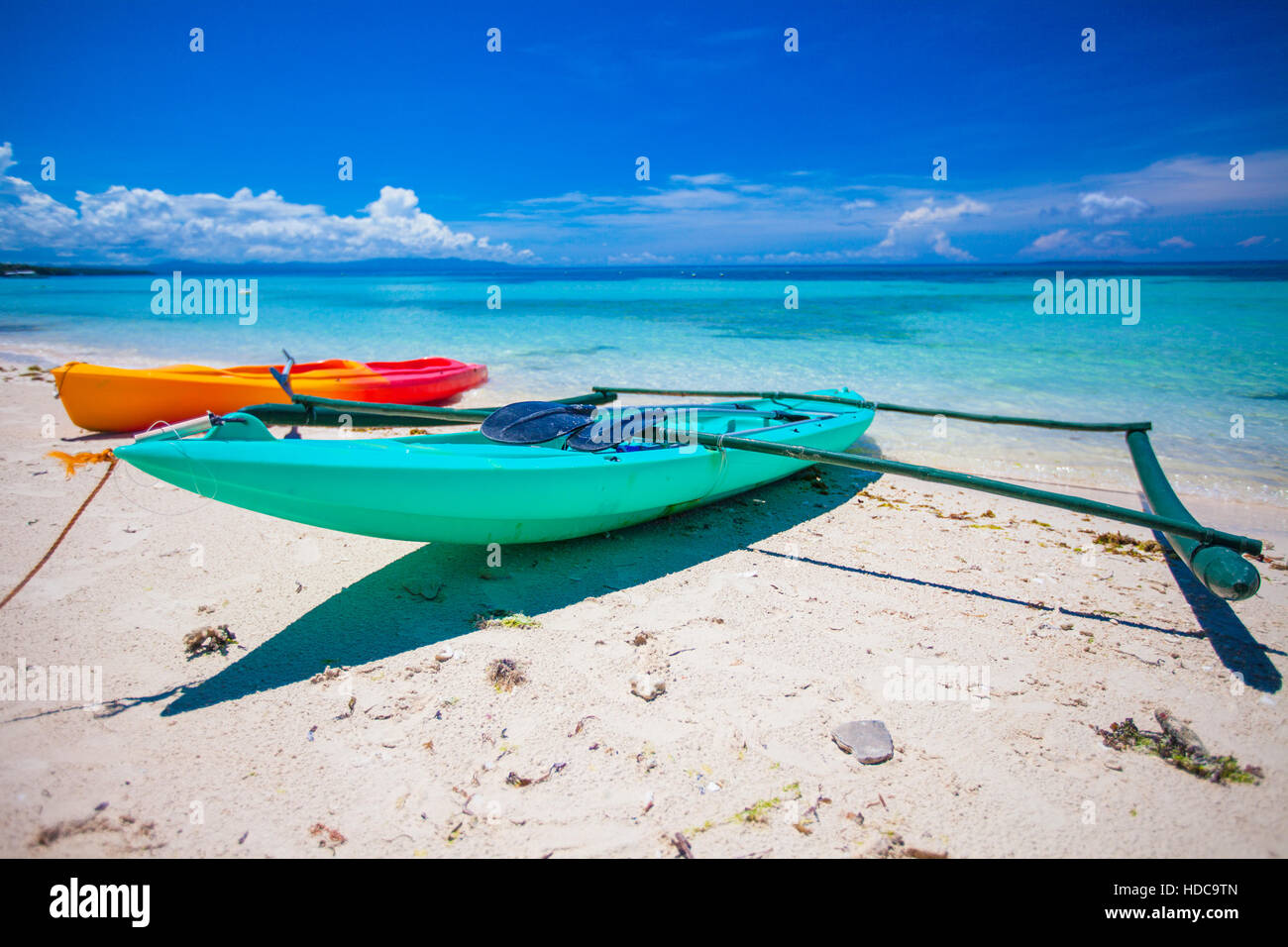 Beached catamaran sailing beach lagoon hi-res stock photography and ...