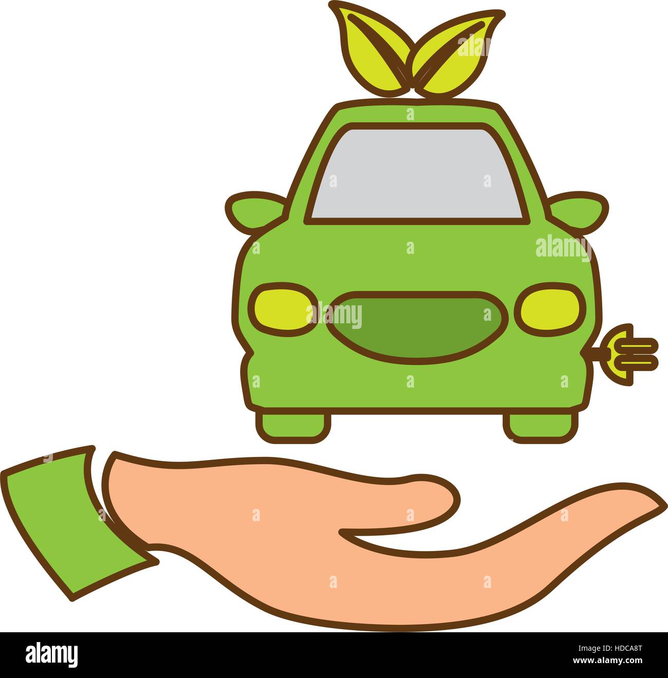 eco friendly car design Stock Vector Image & Art - Alamy