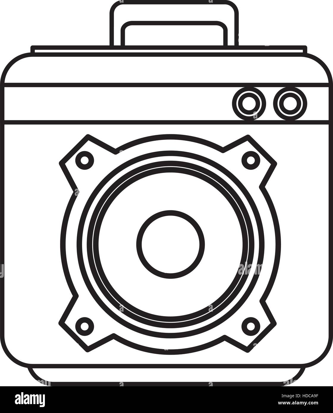 speaker sound device isolated icon vector illustration design Stock ...
