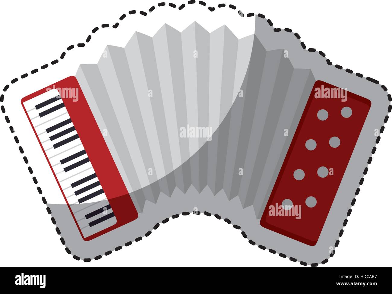 Accordion shape Stock Vector Images - Alamy