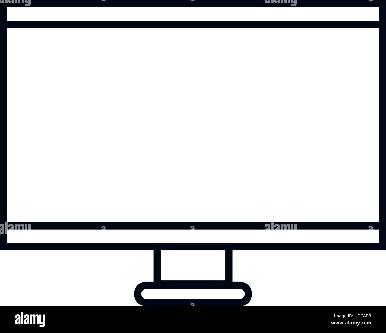 monitor desktop computer icon vector illustration design Stock Vector ...