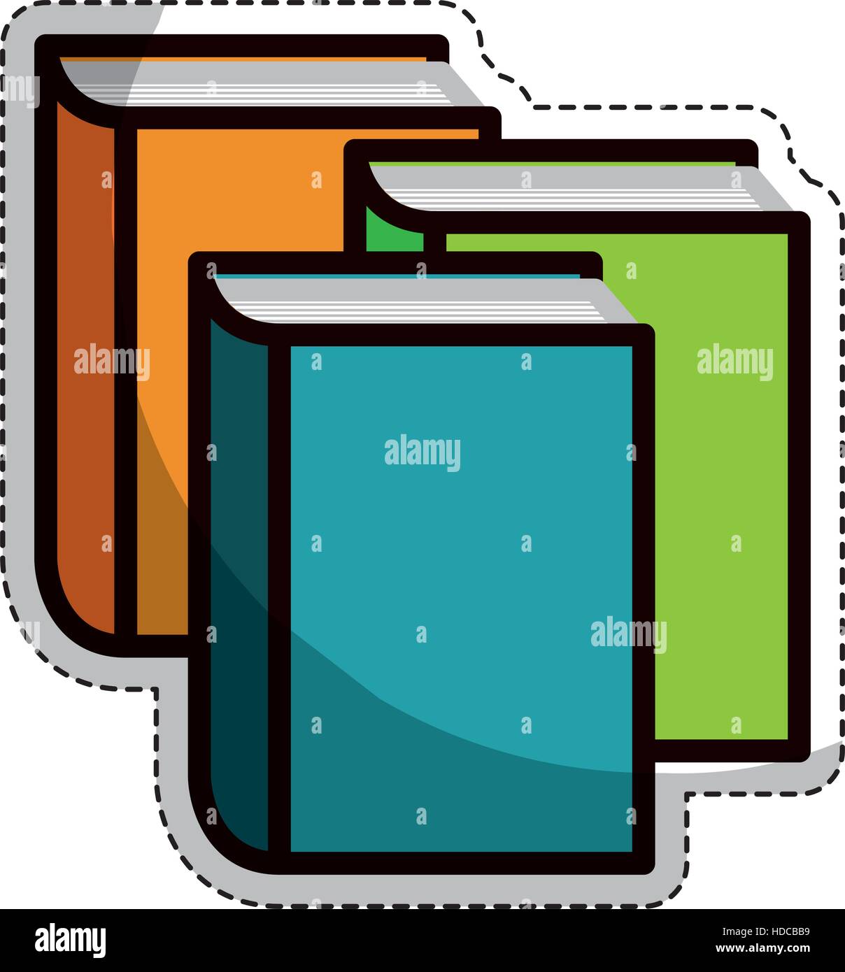 academic book icon Stock Vector Image & Art - Alamy