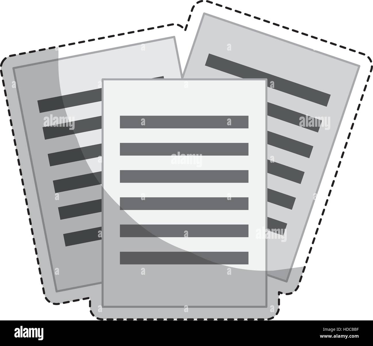 documents pages icon Stock Vector Image & Art - Alamy