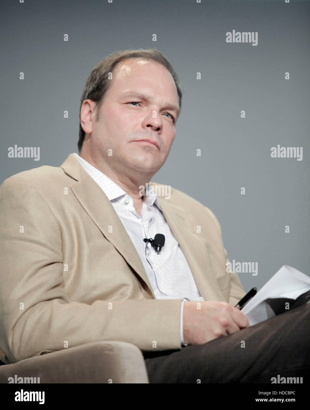 Patrick Pohlen, a partner with Latham & Watkins LLP, speaks during the ...