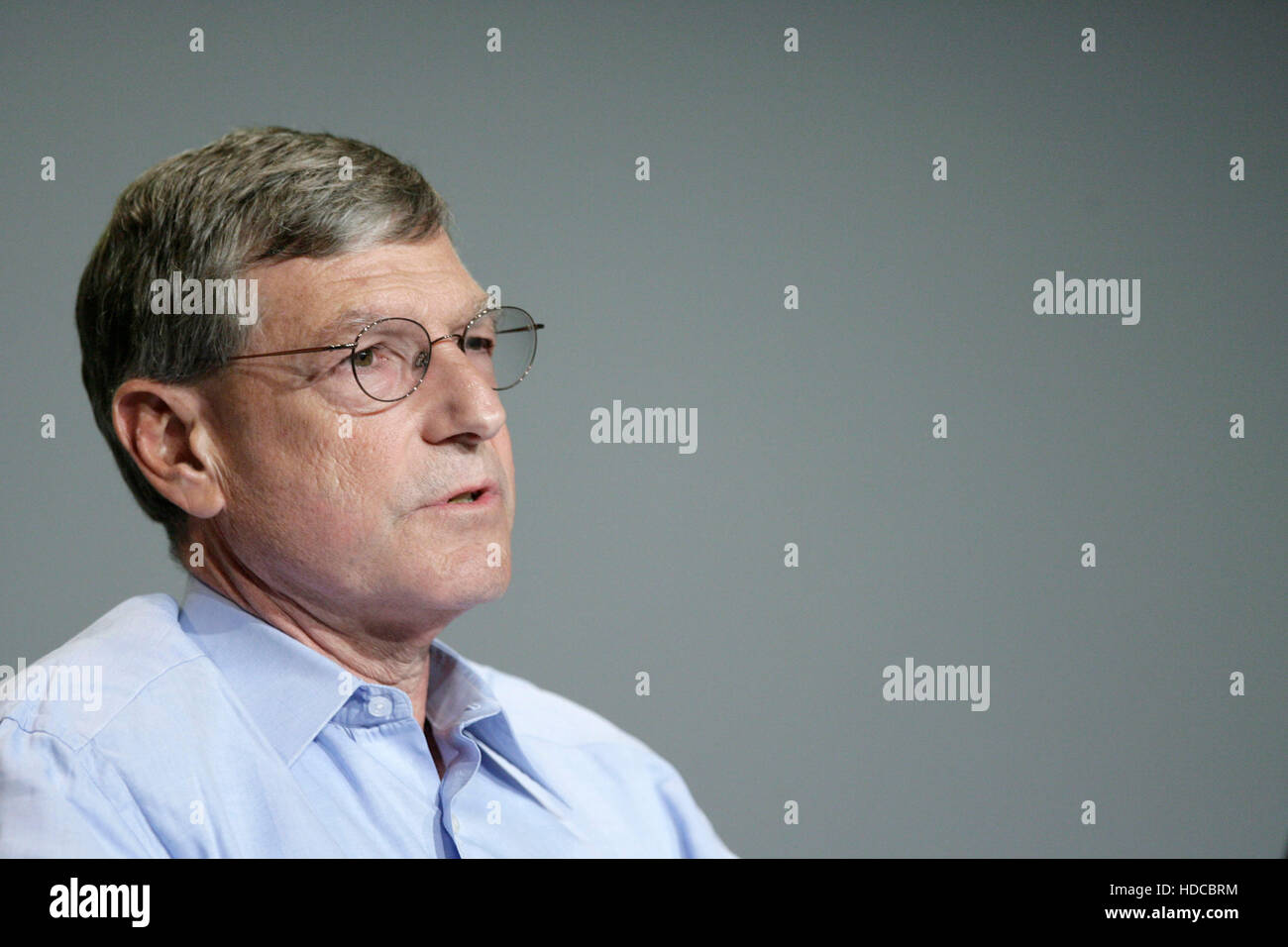 Ken Goldman, chief financial officer of Fortinet Inc. speaks during the ...