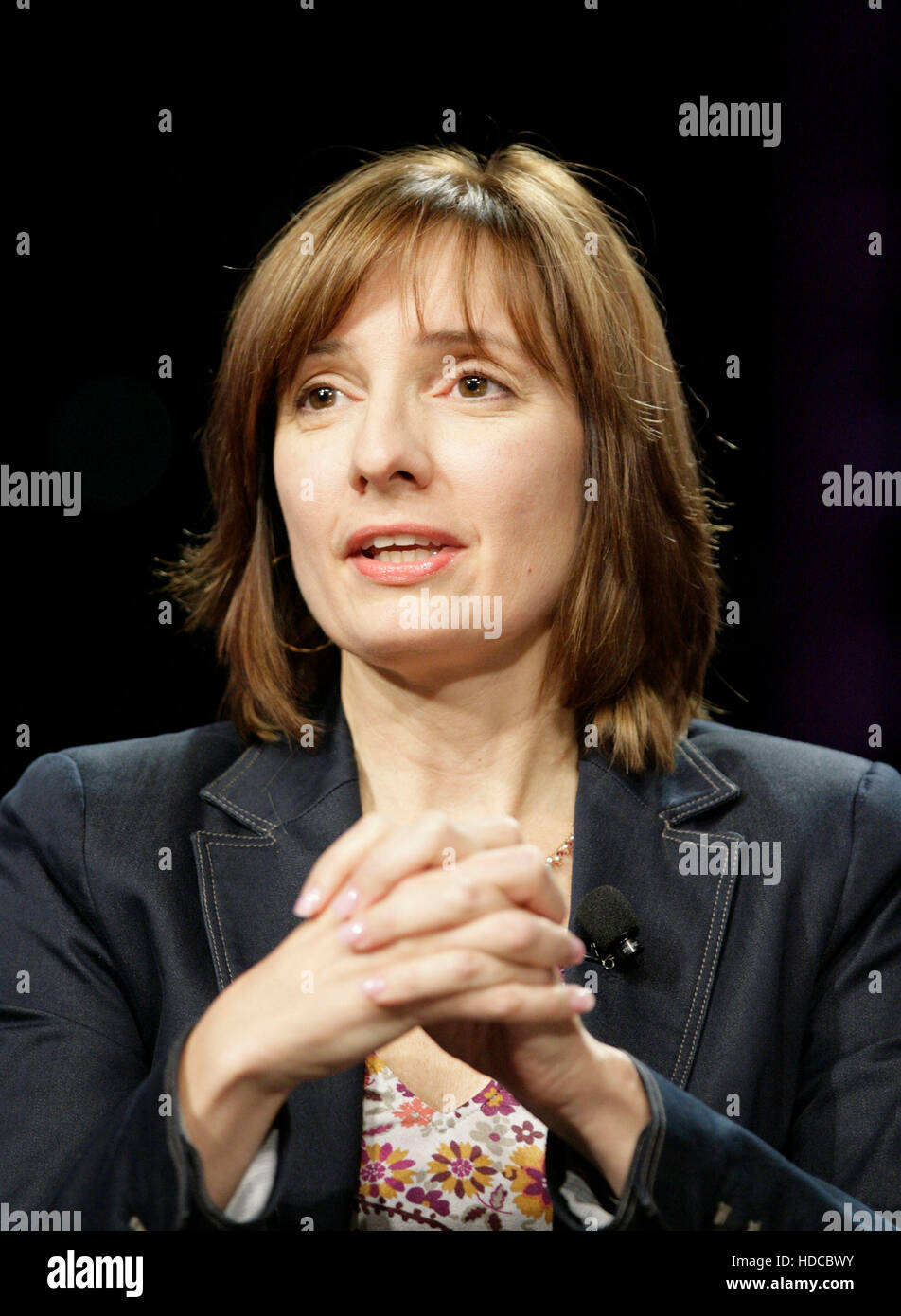 Susan Sobbott, President of American Express OPEN, speaks during the ...