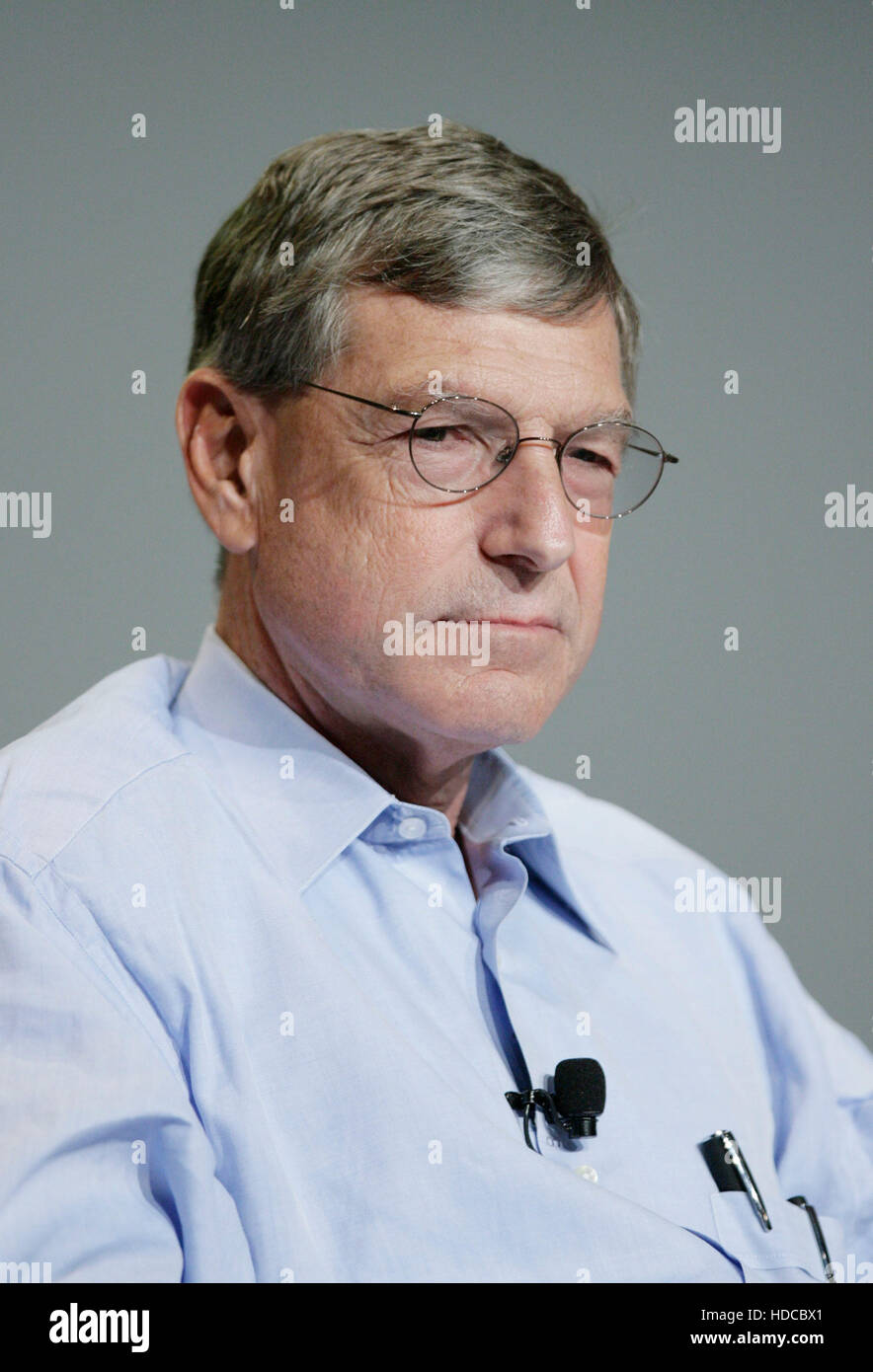 Ken Goldman, chief financial officer of Fortinet Inc. speaks during the ...
