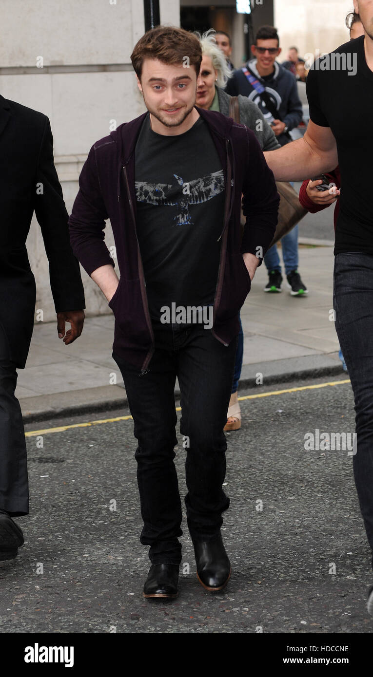 Daniel Radcliffe at the BBC studios Featuring: Daniel Radcliffe Where ...
