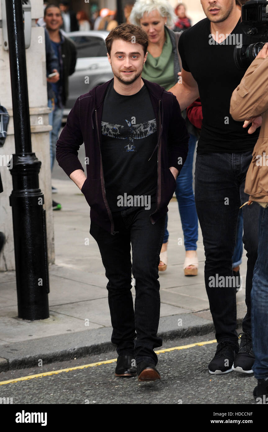 Daniel Radcliffe at the BBC studios Featuring: Daniel Radcliffe Where ...
