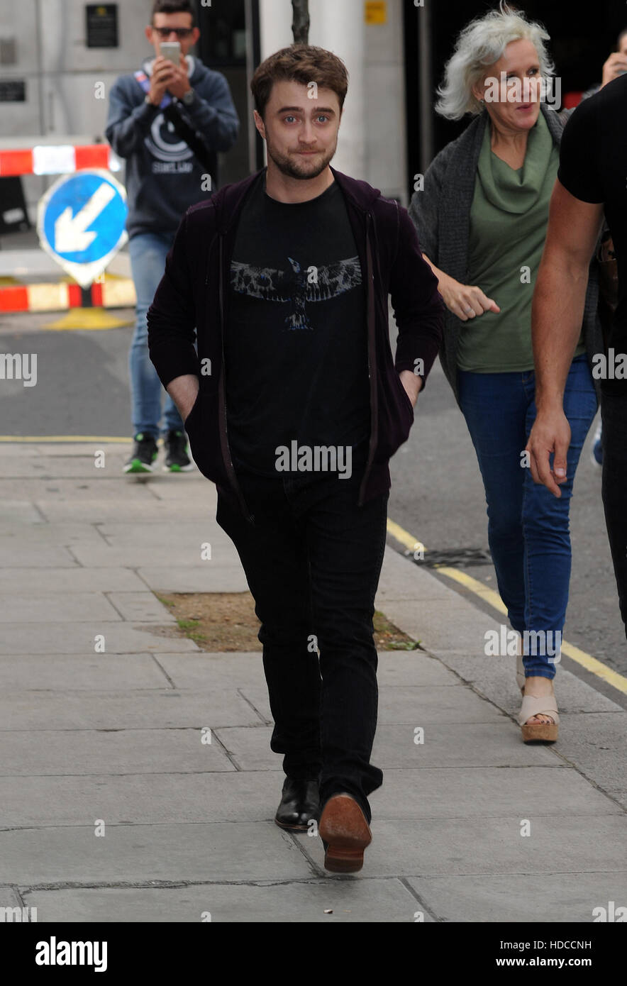 Daniel Radcliffe at the BBC studios Featuring: Daniel Radcliffe Where ...
