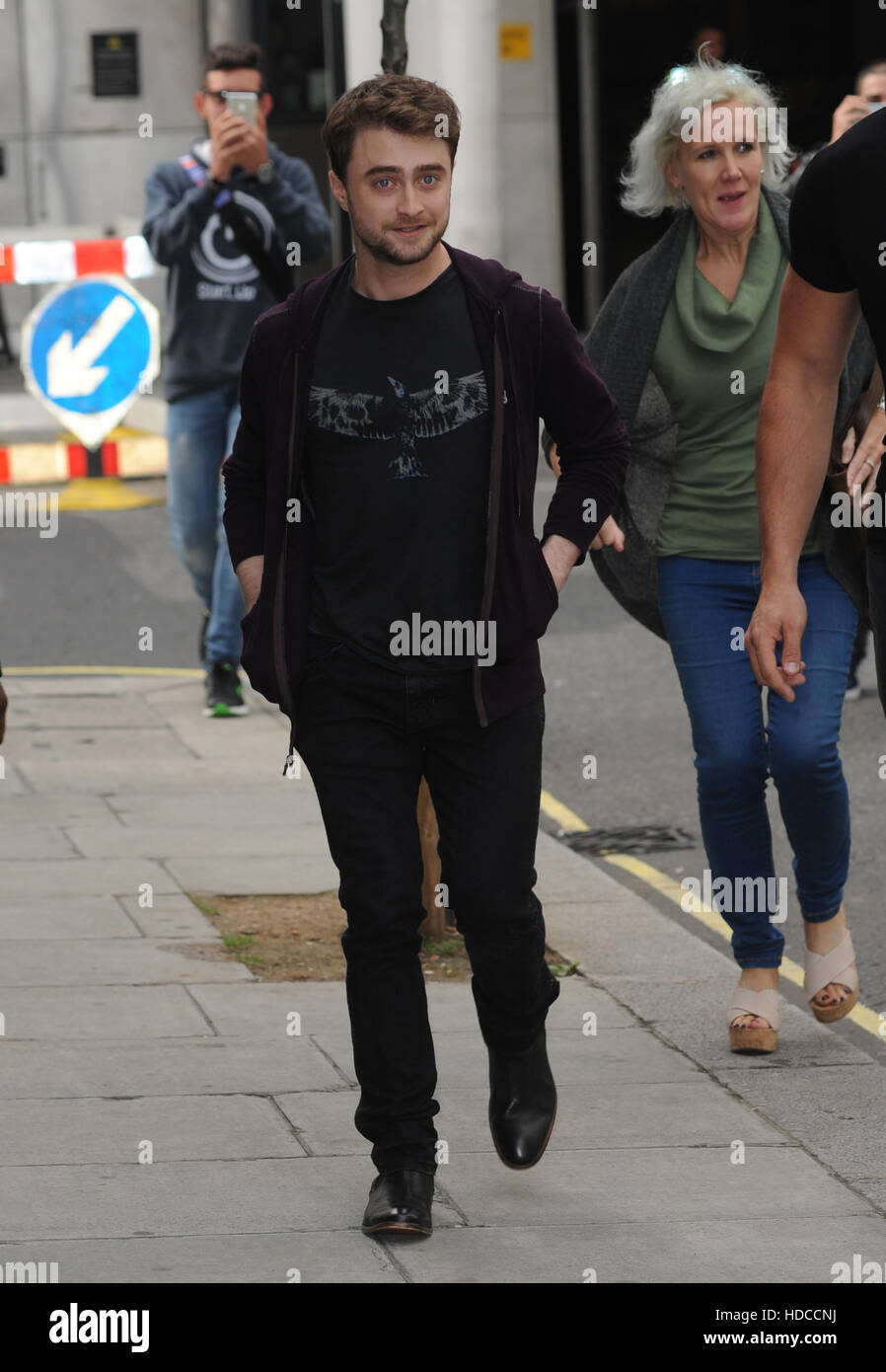 Daniel Radcliffe at the BBC studios Featuring: Daniel Radcliffe Where ...