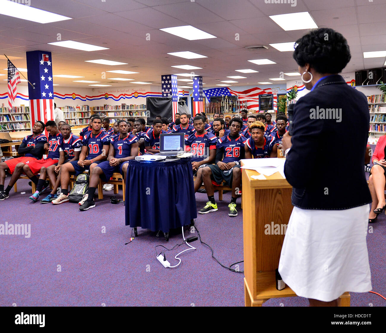 Miami Dolphins Wide Receiver Jarvis Landry surprise the Miramar ...