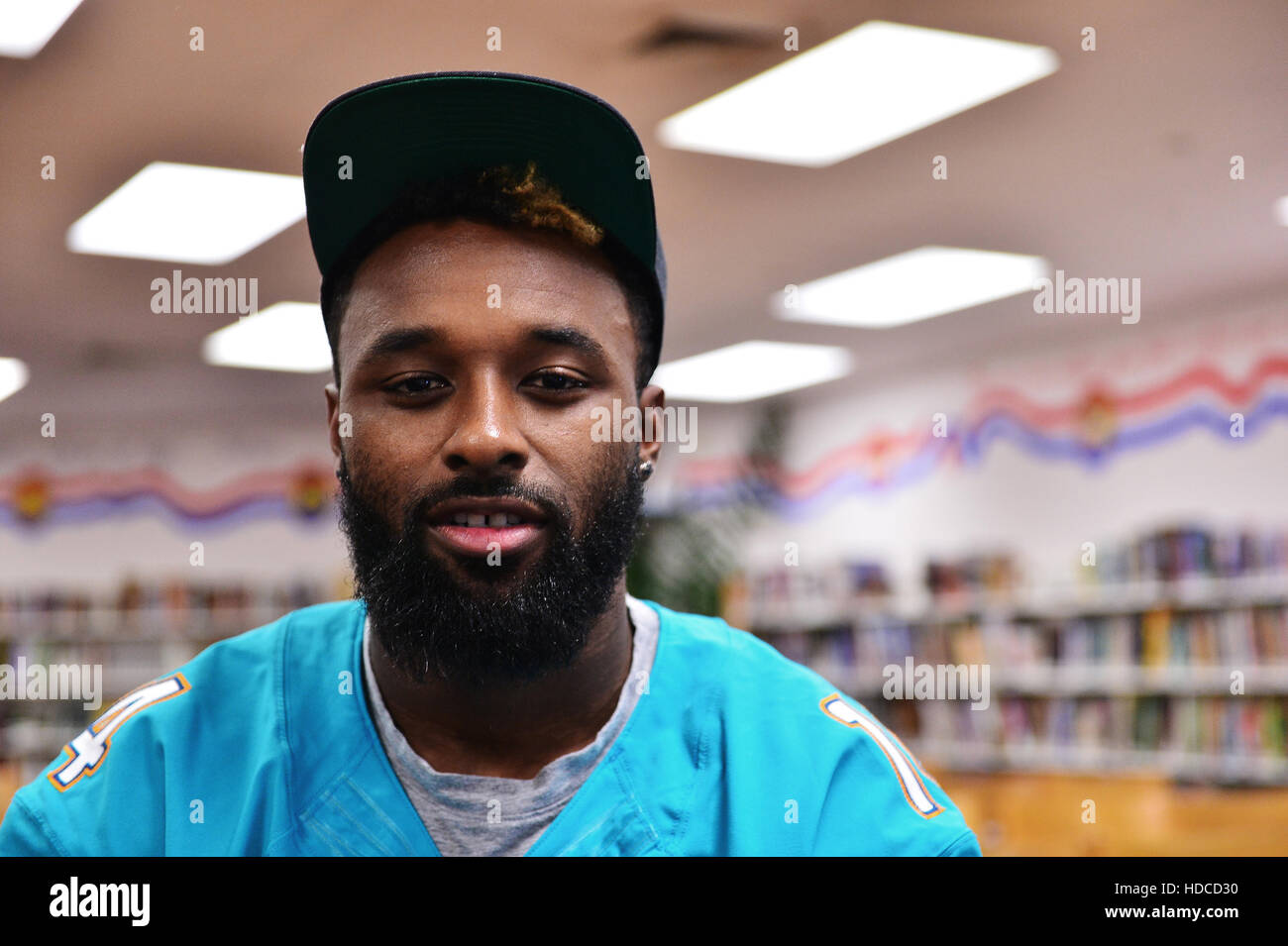 Miami Dolphins Wide Receiver Jarvis Landry surprise the Miramar ... Miami Dolphins Wide Receiver Jarvis Landry surprise the Miramar ...