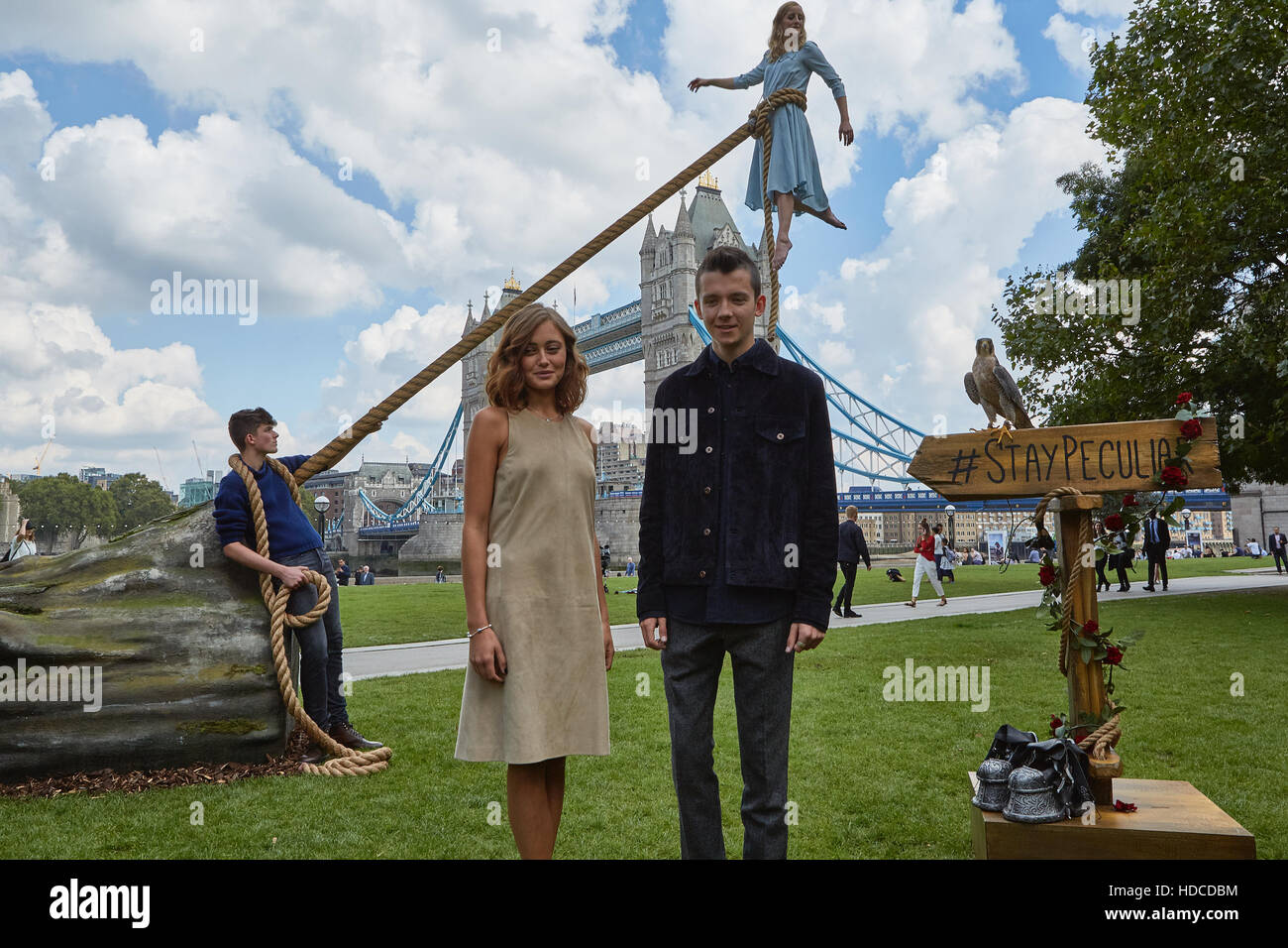 Miss Peregrine's Home for Peculiar Children photocall at Potters Field ...