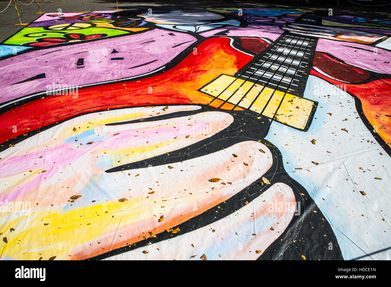 A 50 foot mural of John Lennon to be displayed in Central Park for one ...