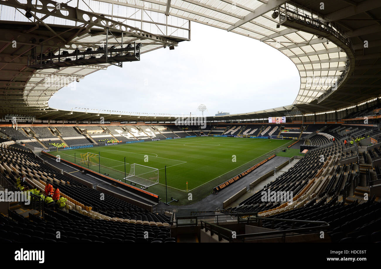 A general view inside the stadium before the Premier League match ...