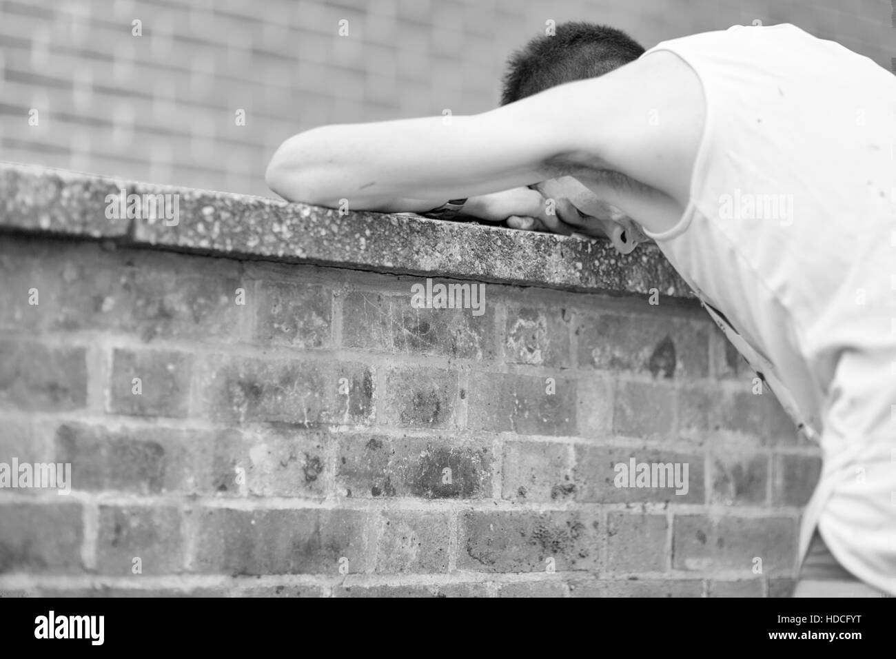 Patrick Roddy recovers after the Oxford v Cambridge Varsity cross ...
