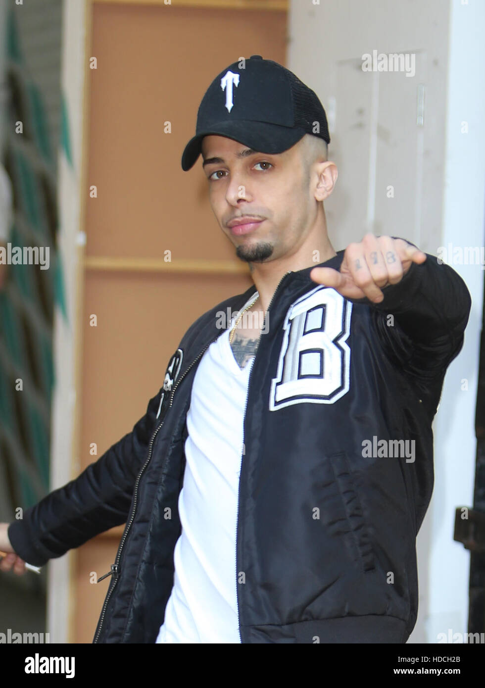 Dappy outside ITV Studios today Featuring: Dappy Where: London, United ...