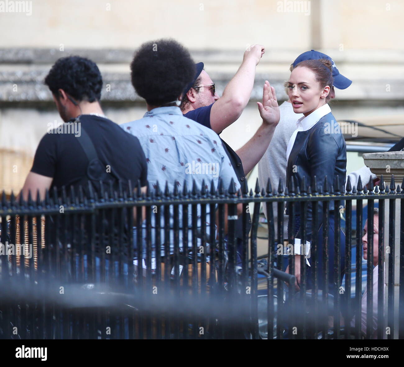 Laura haddock on film set hi-res stock photography and images - Alamy