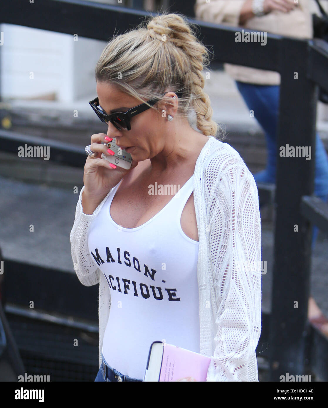 Katie Price outside ITV Studios Featuring: Katie Price Where: London ...