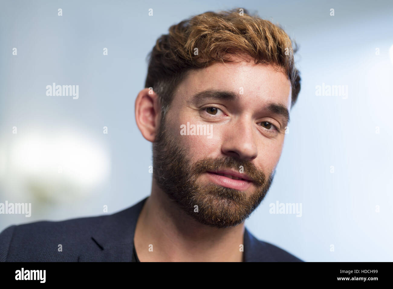 Daniel Kuebelboeck attends the photocall of "Verrueckt nach Fluss" at ...