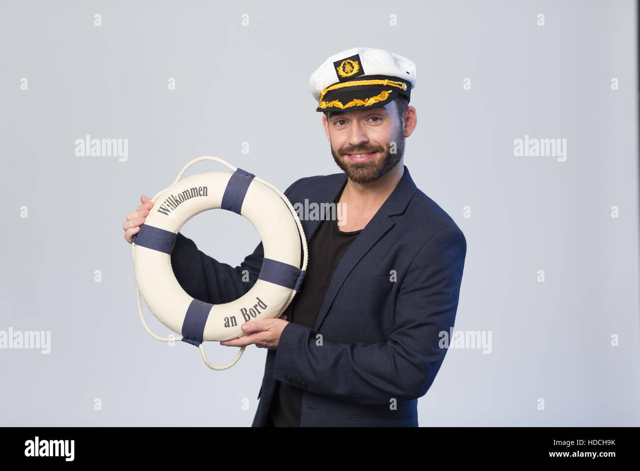 Daniel Kuebelboeck attends the photocall of "Verrueckt nach Fluss" at ...