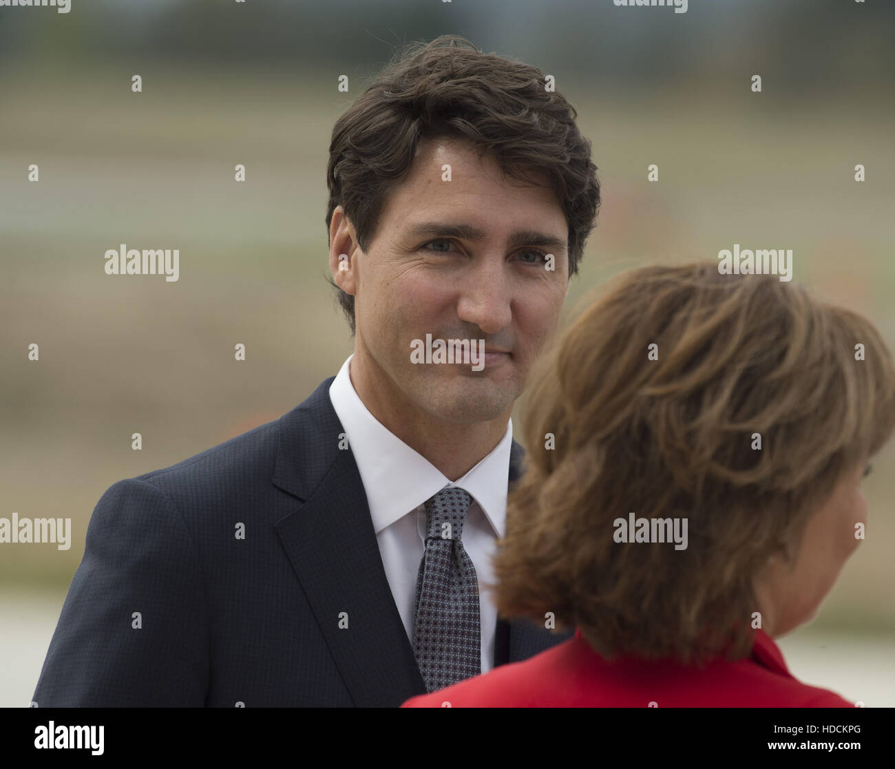 Canadian Prime Minister Justin Trudeau And His Wife Welcome Sophie