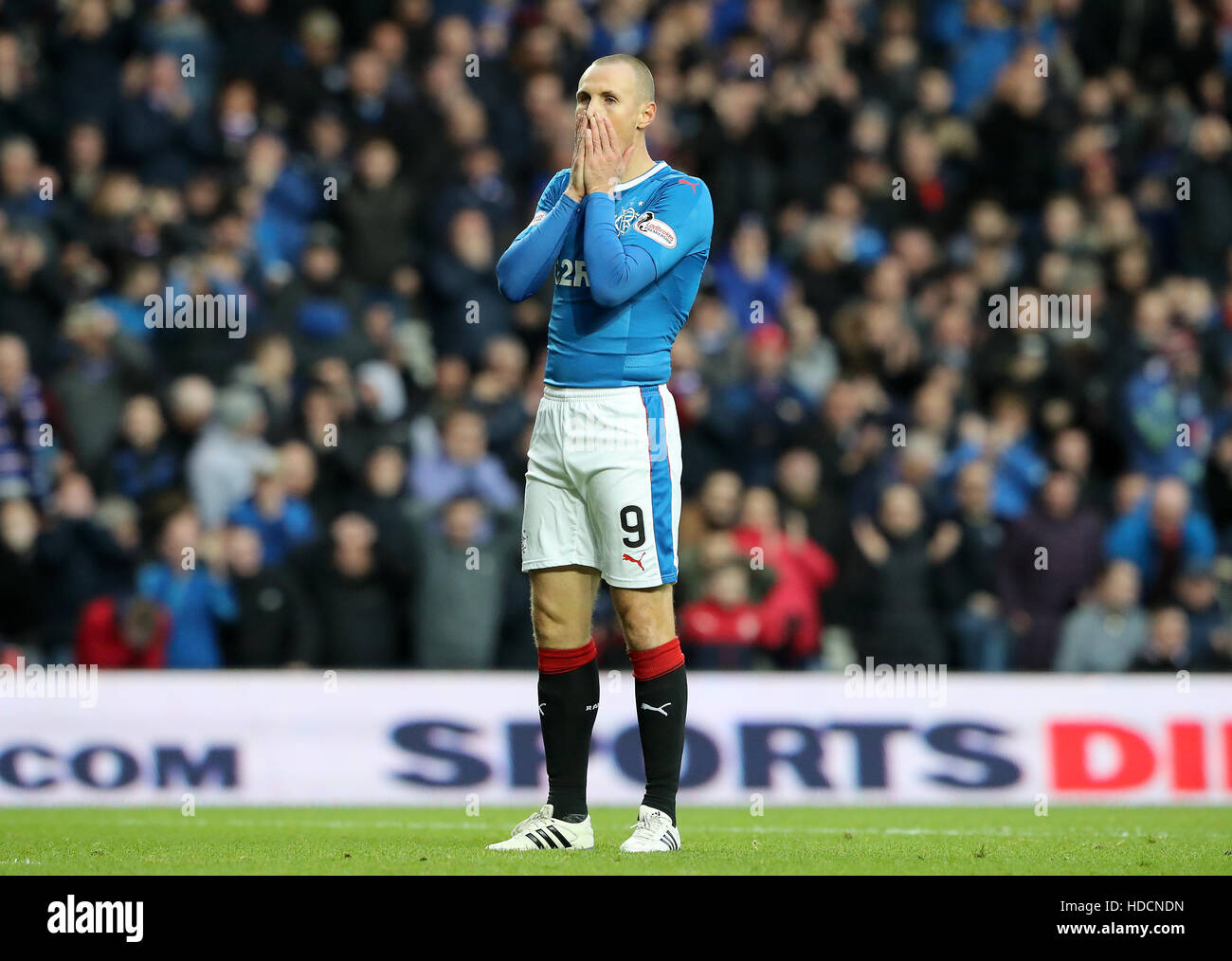 Ranger's Kenny Miller looks dejected during the Ladbrokes Scottish ...