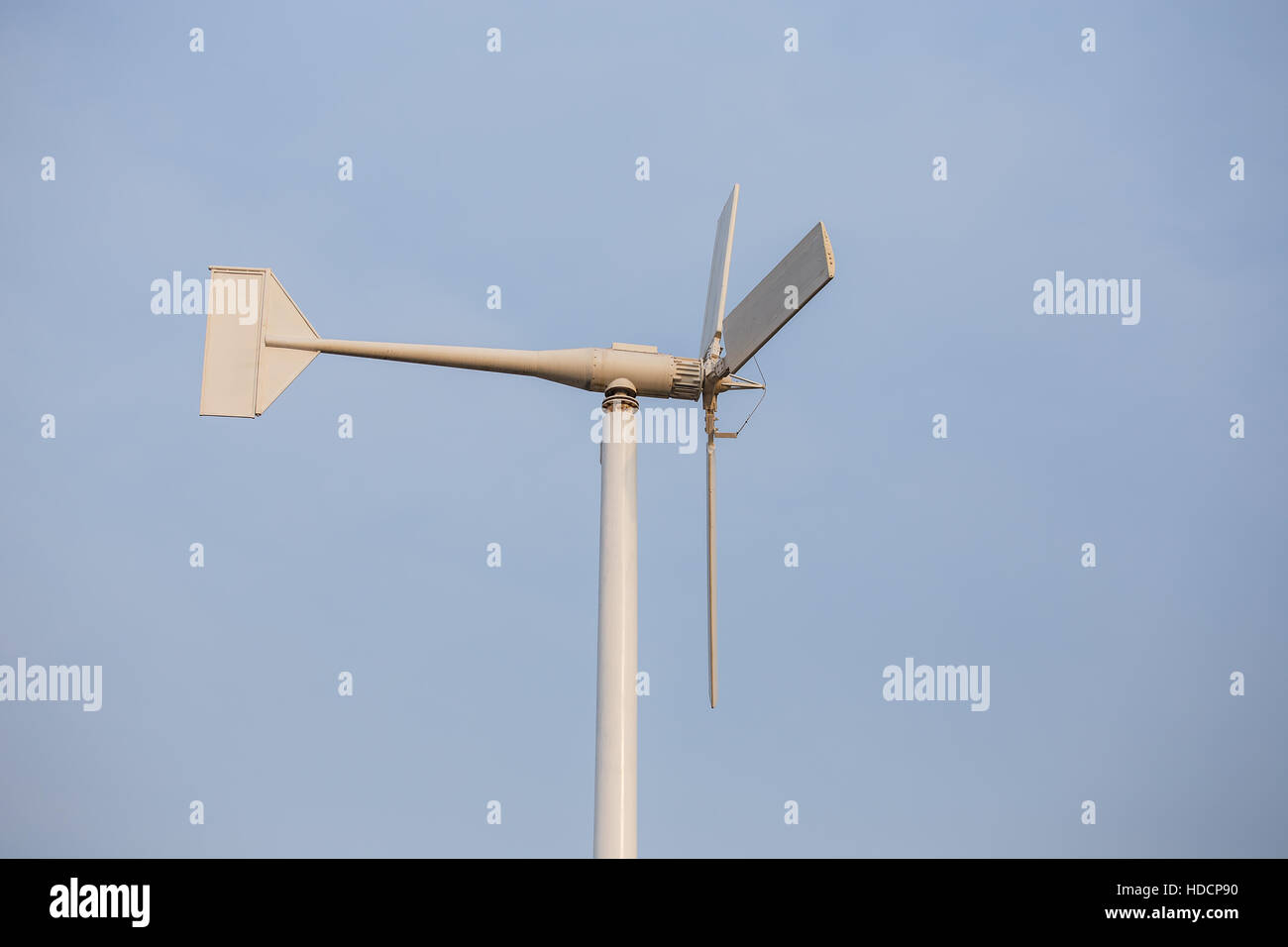 Wind turbines on sky Stock Photo - Alamy