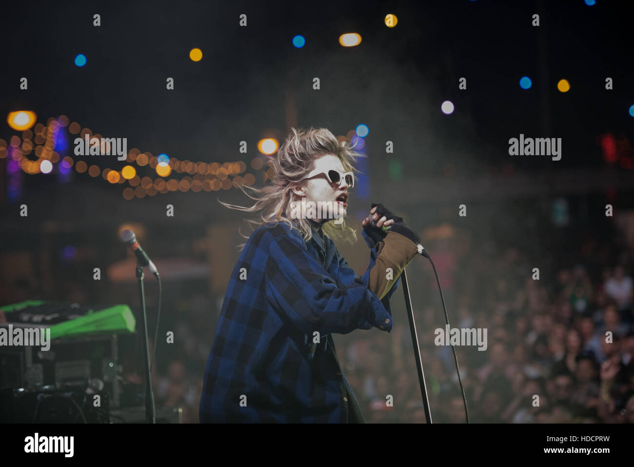Crystal Castles performing live at Life is Beautiful Featuring: Crystal ...