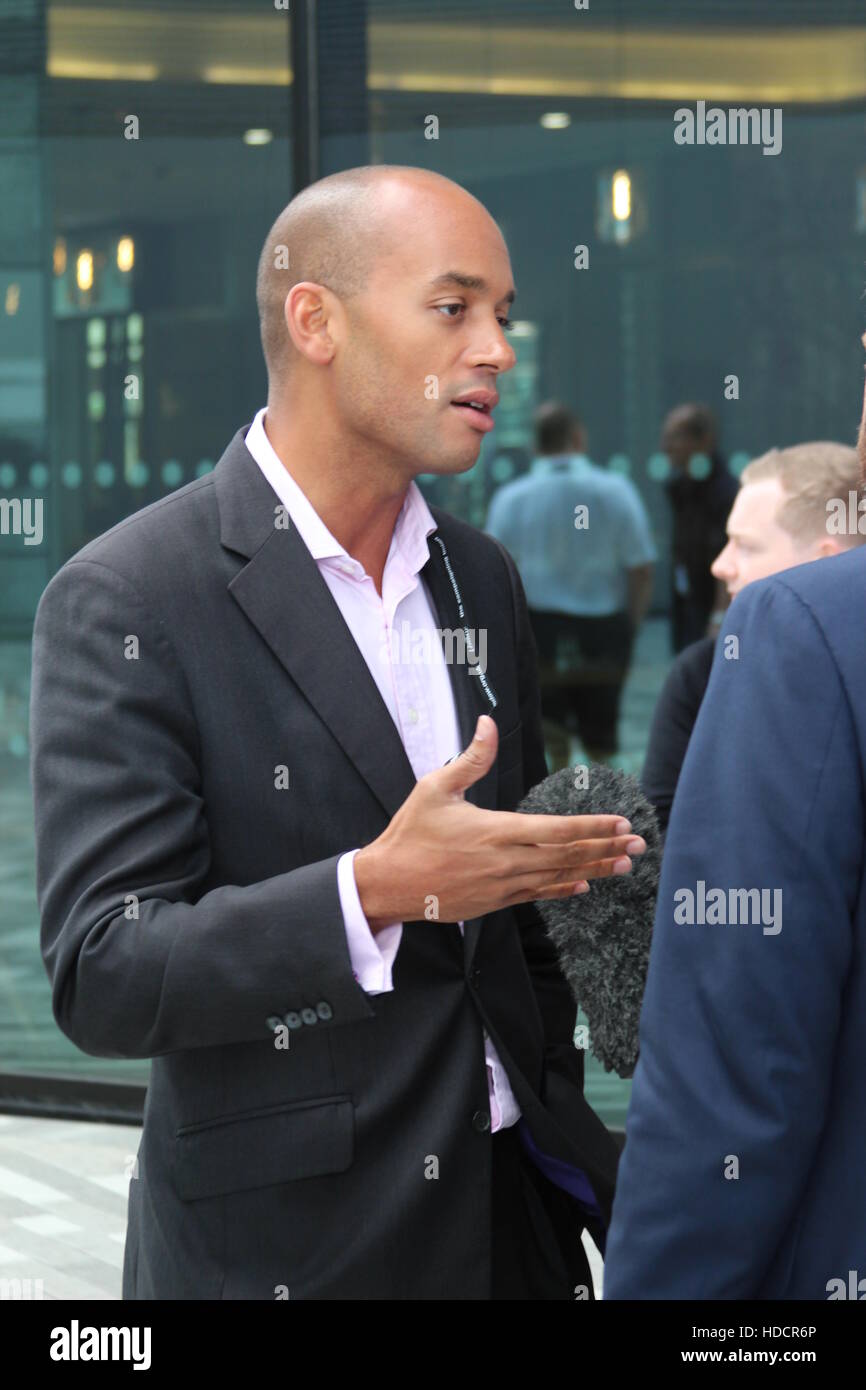 Chuka Umunna attending the Labour Party Conference at Exhibition Centre ...