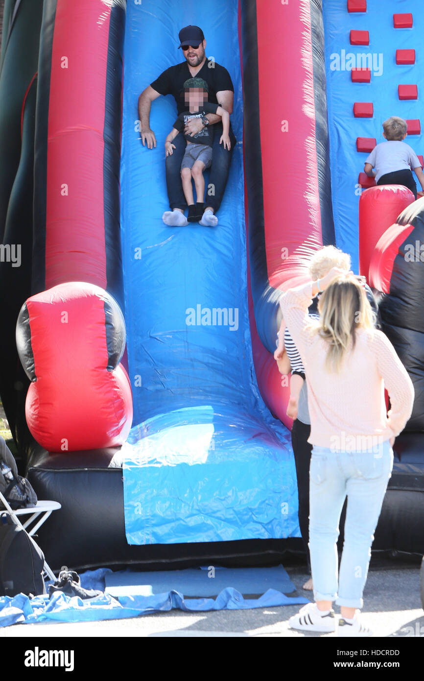 Haylie Duff with her daughter and partner, Matt Rosenberg, with former ...