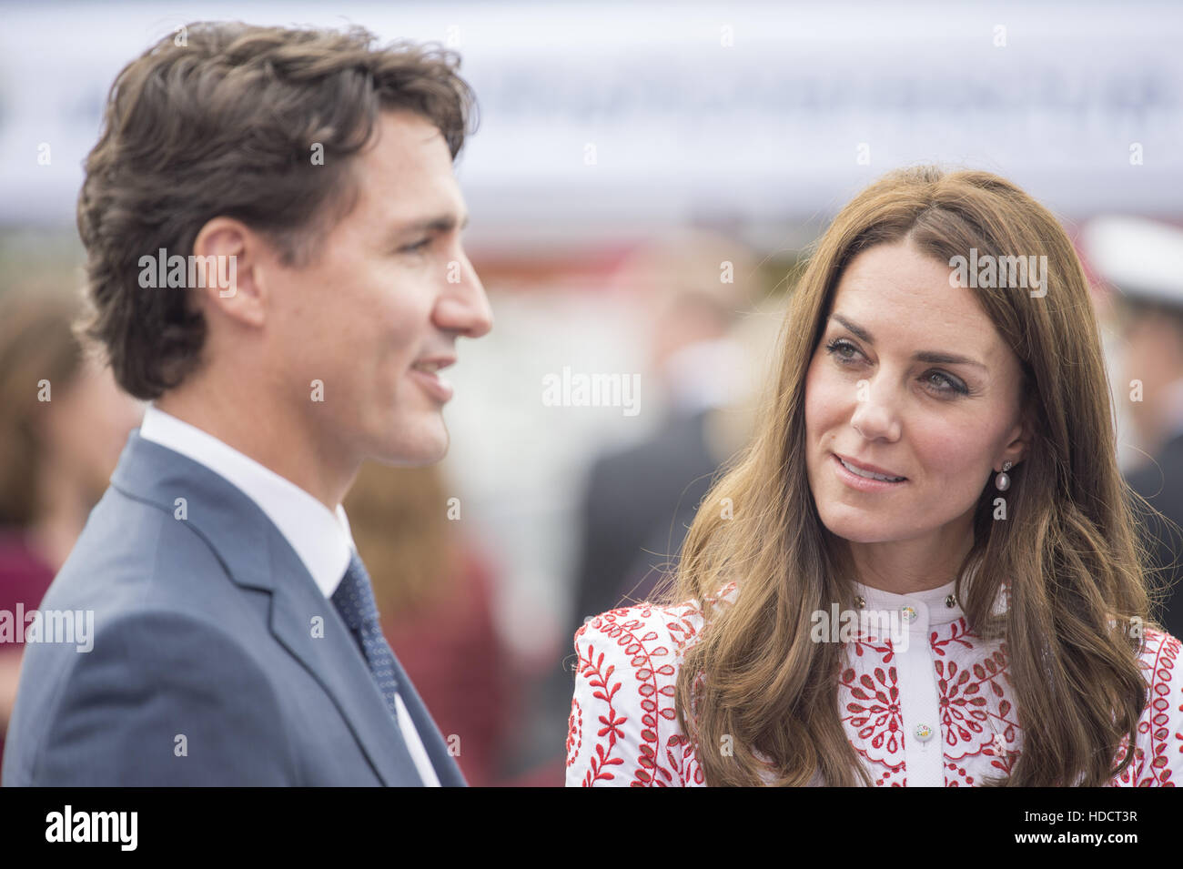 The Duke and Duchess of Cambridge attend Canadian Coast Guard and ...