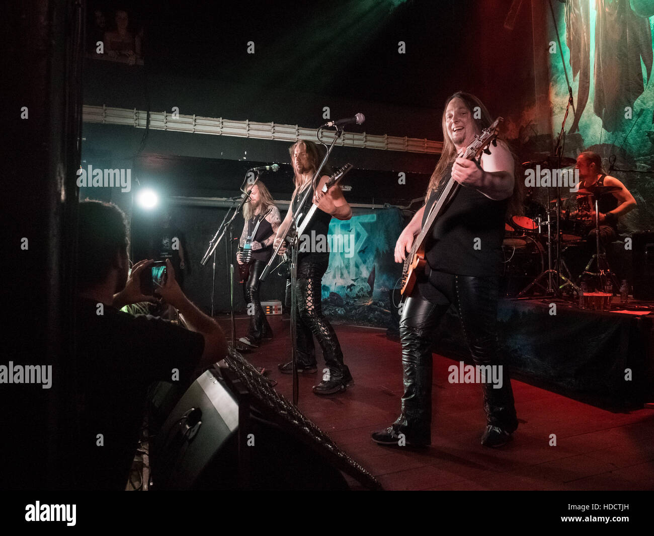 Tyr performing live at RCA Club in Lisbon Featuring: Heri Joensen ...