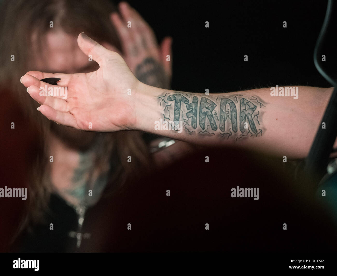 Tyr performing live at RCA Club in Lisbon Featuring: Heri Joensen Where ...