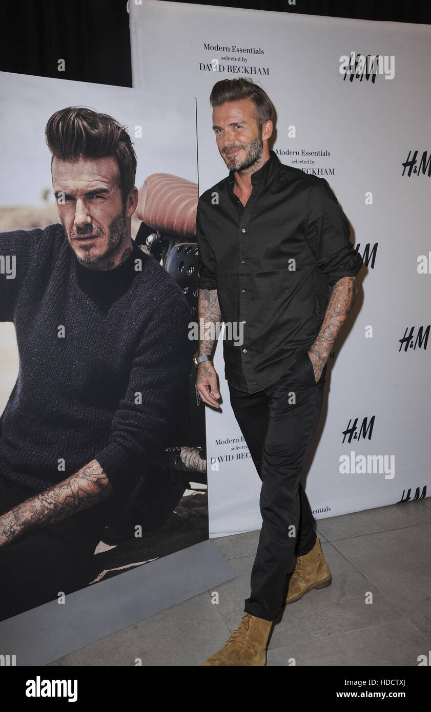 David Beckham launches the new H&M Modern Essentials campaign Featuring ...